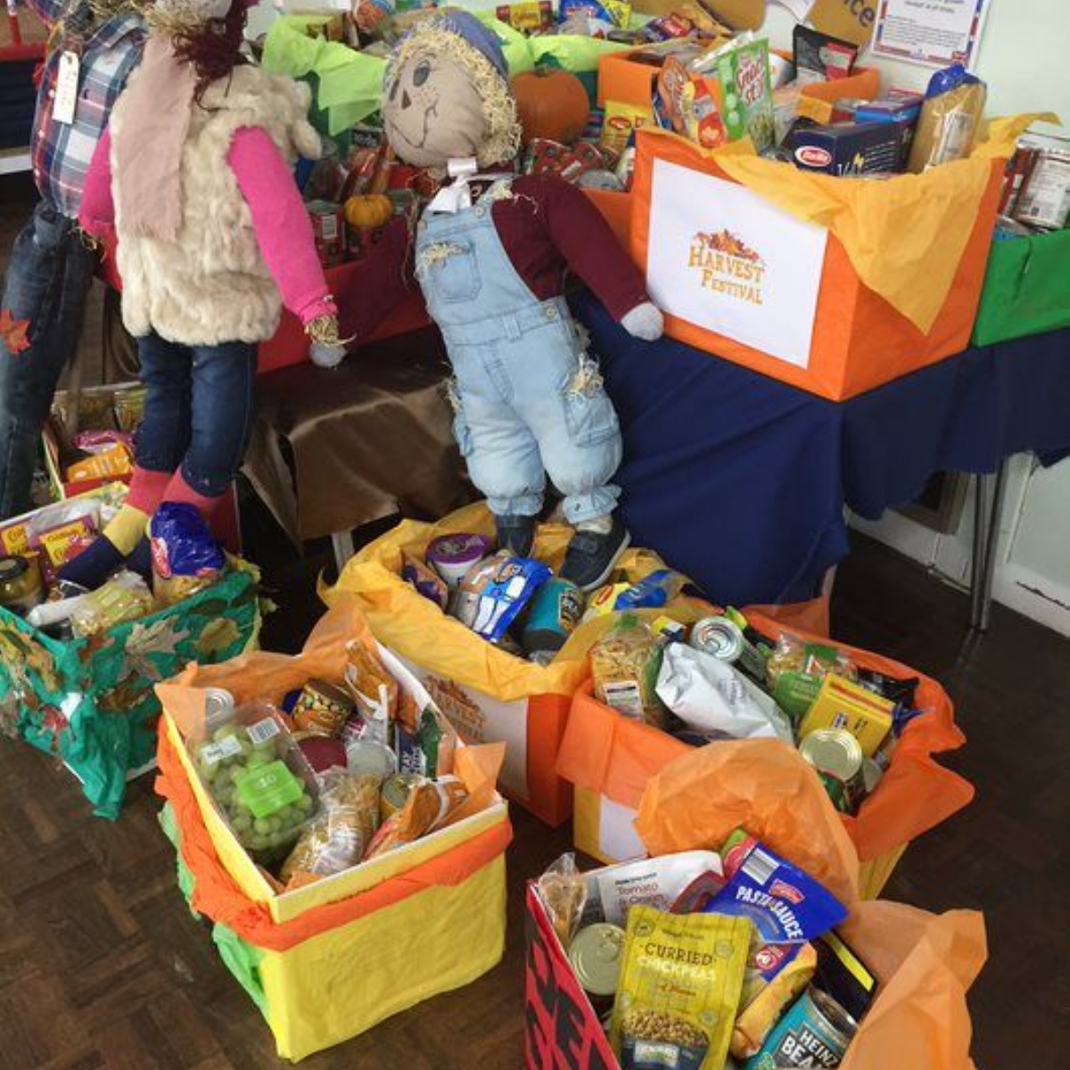 Kingswood Primary Academy - Harvest Donations to Corby Food Bank