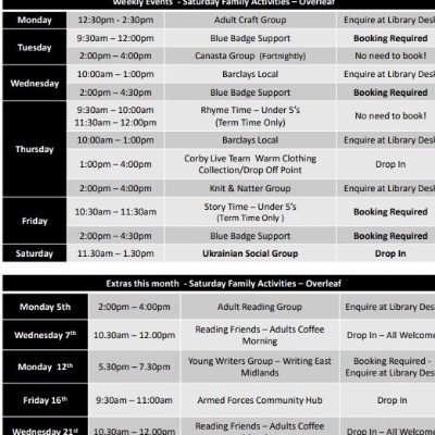 Kingswood Primary Academy - Corby Library Activities - June 2023